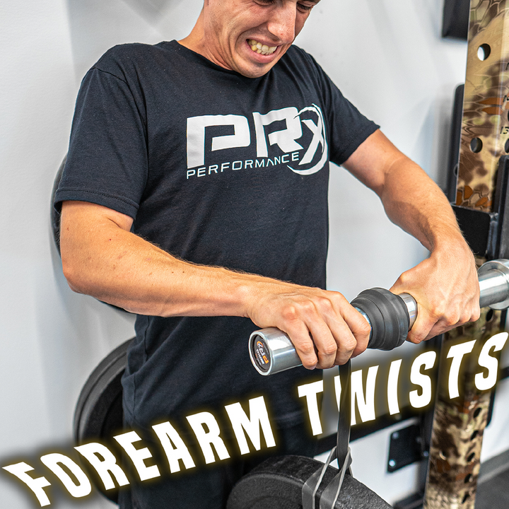 Home Gym Hack | Barbell Forearm Twists – PRx Performance