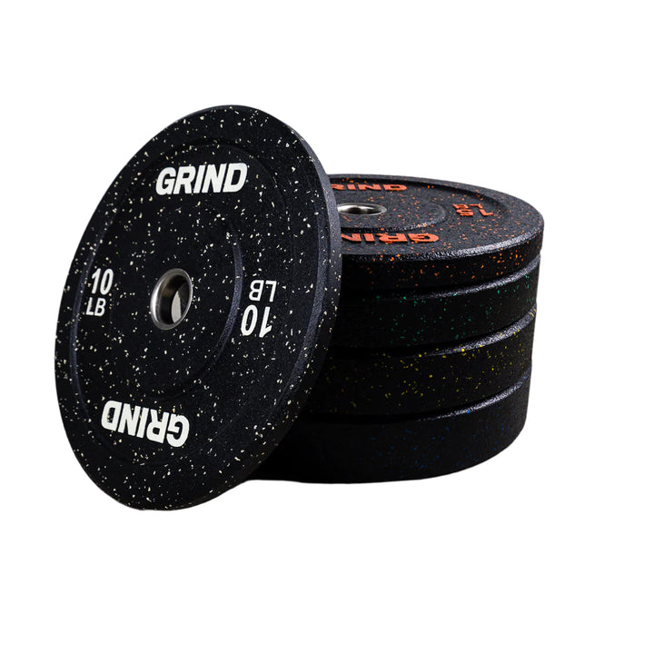 GRIND Crumb Rubber Bumper Plates | Olympic Weight Plates | Color Coded ...