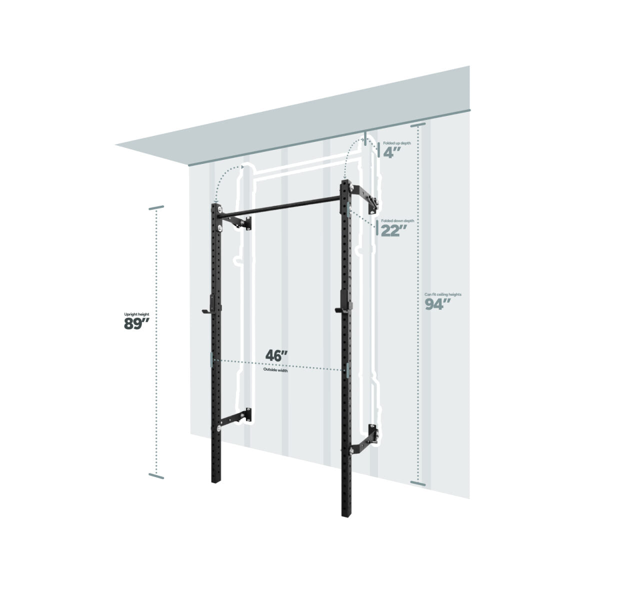 Profile® ONE Squat Rack with Pull-Up Bar – PRx Performance