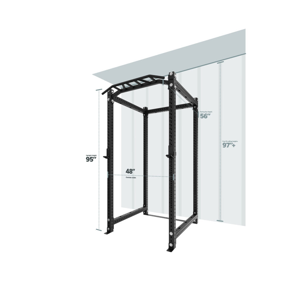Build Limitless® Full Cage Power Rack – PRx Performance