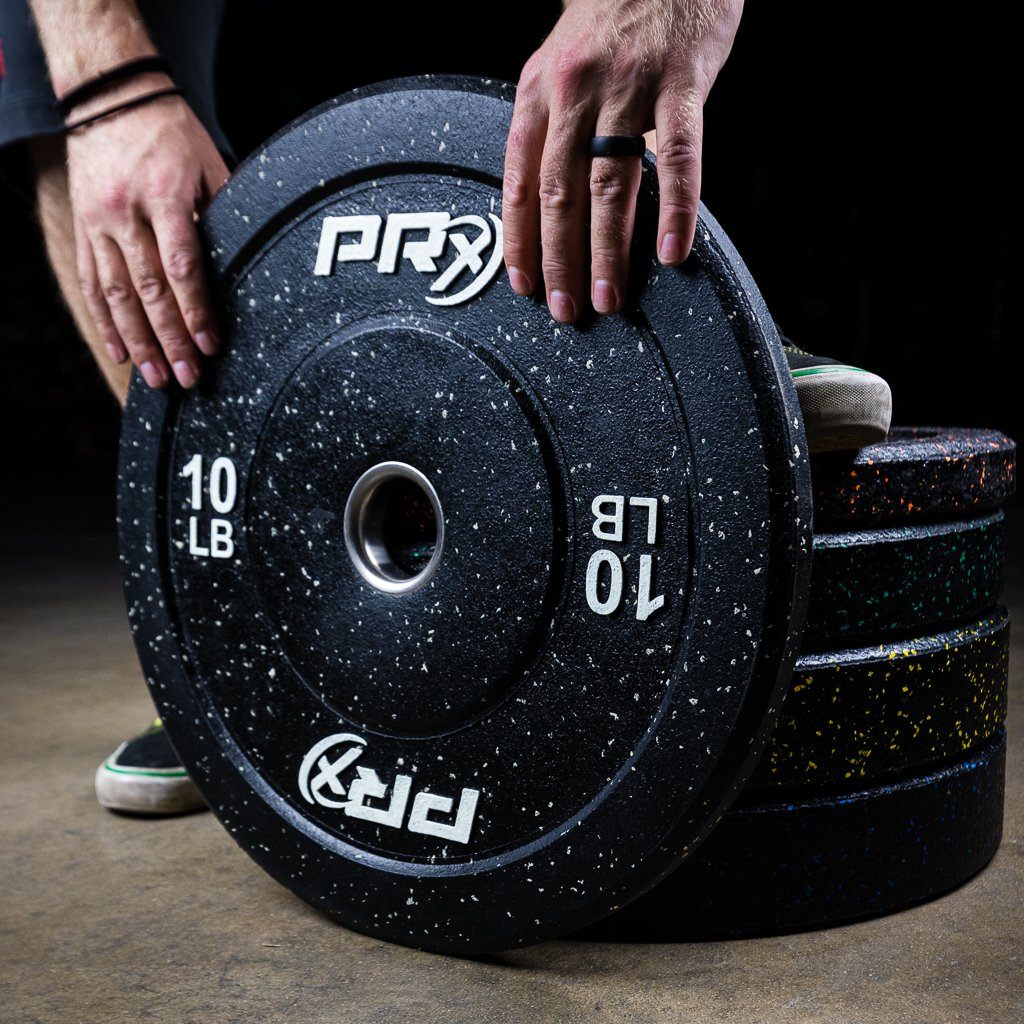 PRx Color Fleck Bumper Plates – PRx Performance